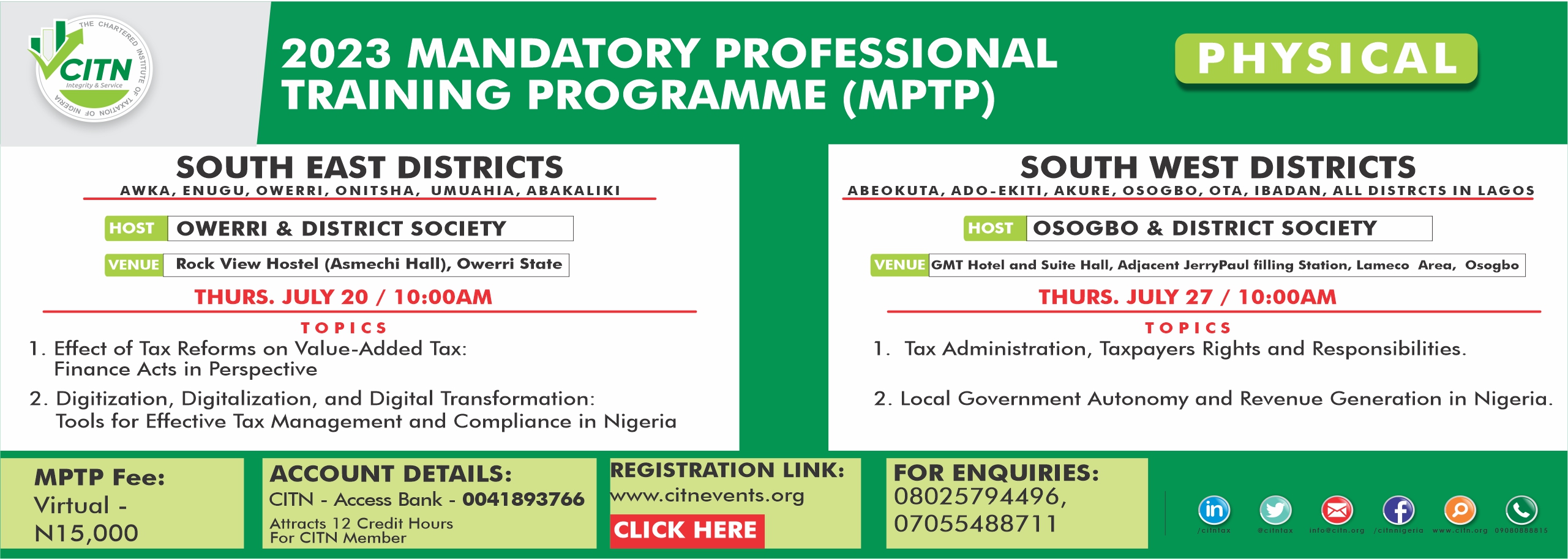 The Chartered Institute of Taxation of Nigeria - CITN