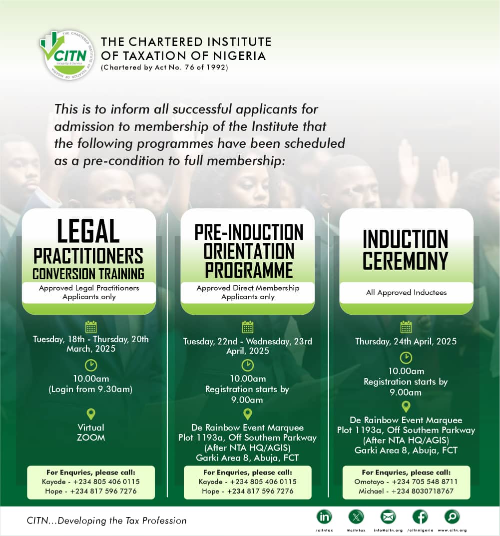 OFFER OF ADMISSION AS AN ASSOCIATE IN PREPARATION FOR APR. 2025 ...