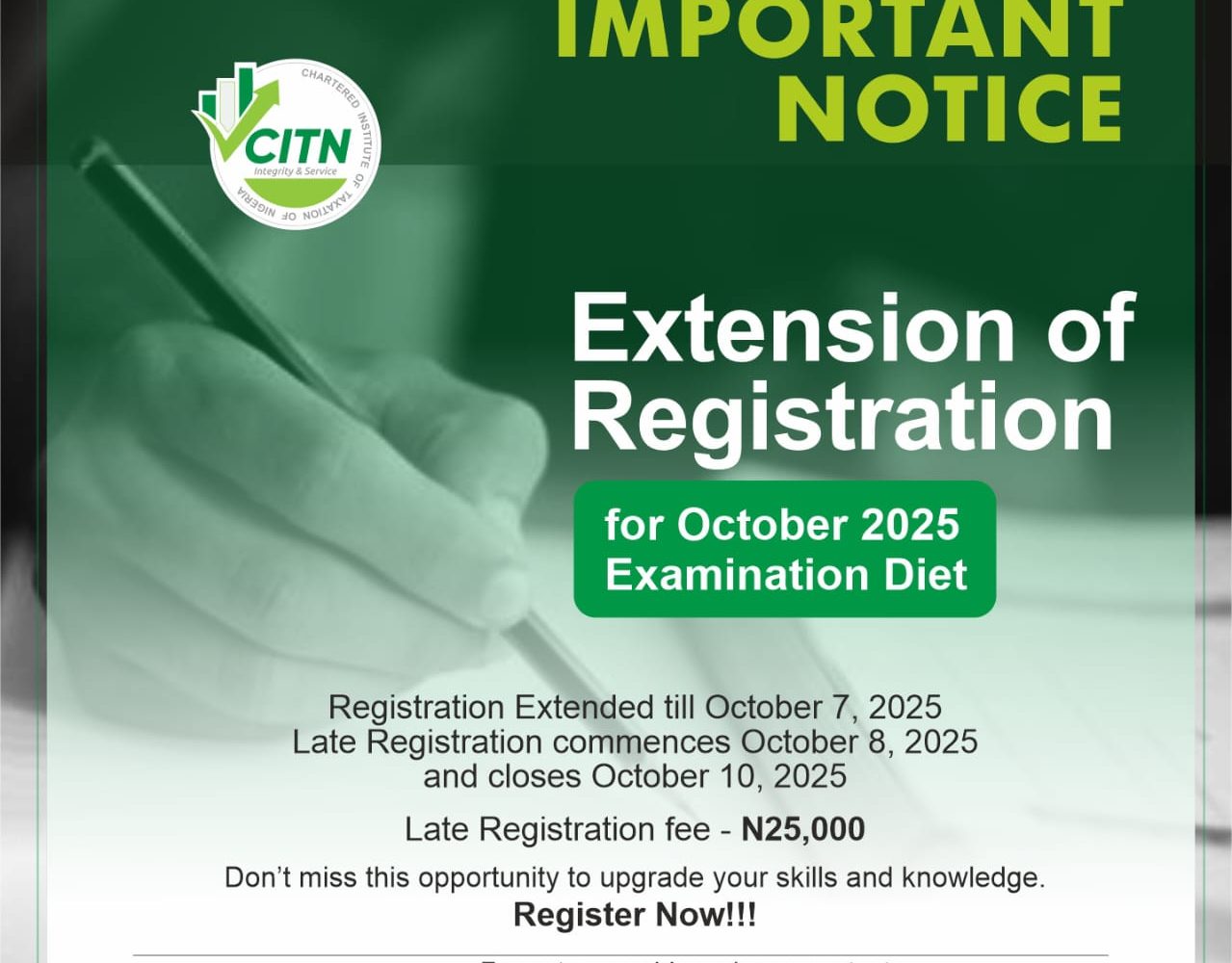 CITN Student – Chartered Institute of Taxation of Nigeria